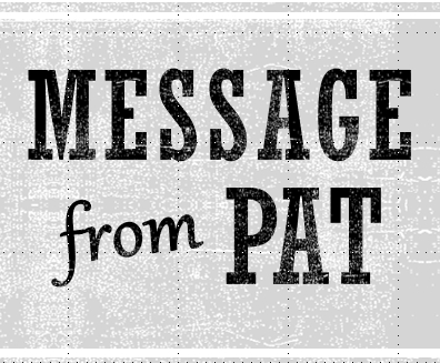 Message from Pat logo | The Women of Quail Creek